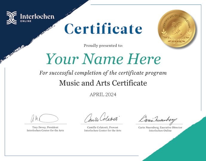Interlochen Online to launch certificate programs | Interlochen Online